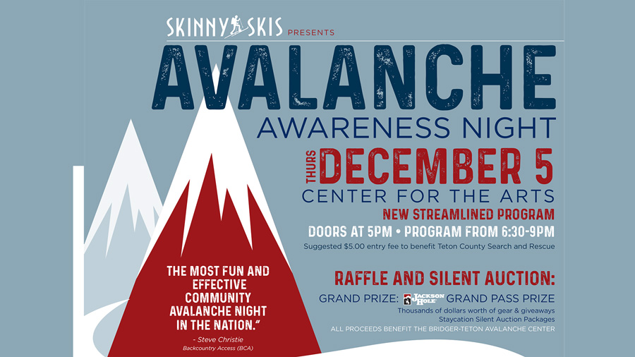 20th Annual Avalanche Awareness Night | Center for the Arts